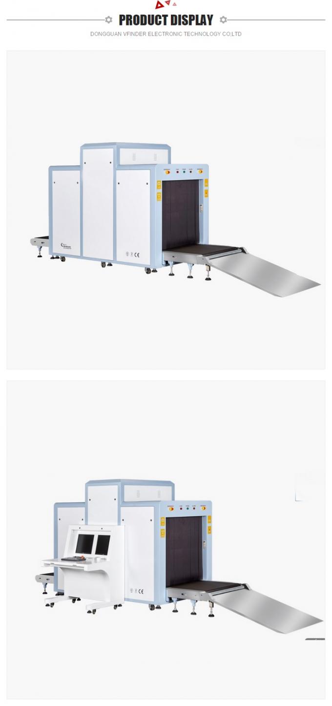 White Multi - Energy X Ray Luggage Scanner / Cargo X Ray Machine