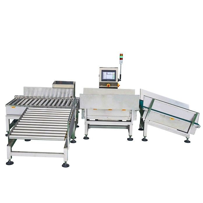 Bag Weighing Automatic Checkweigher With Belt / Roller Conveyor