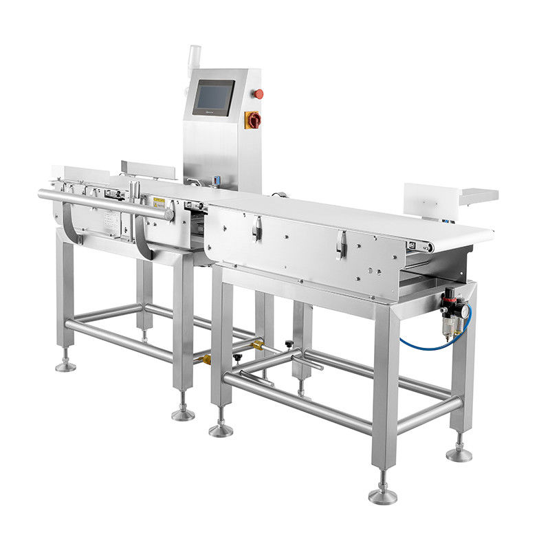 Automatic Conveyor Belt Food Scale Check Weigher With Rejector System Combined Convey Belt ...