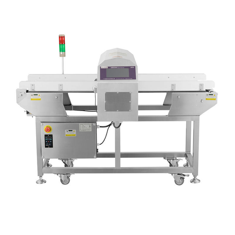 Industry Process Line Fe Non Ferrous Metal Detector Conveyor Belt Speed ...