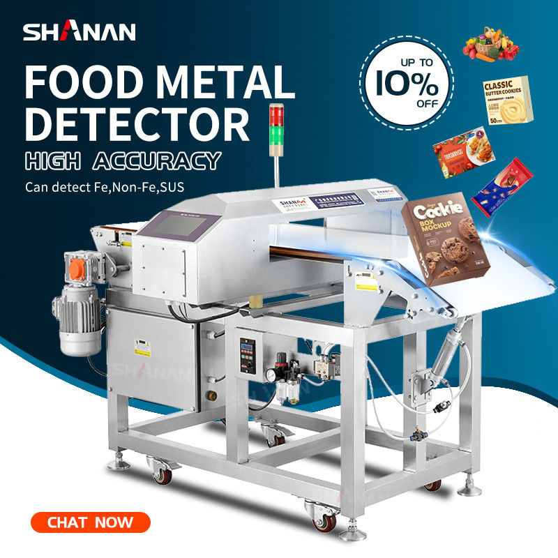 Industrial Food Metal Detector With Conveyor Belt Tunnel For Meat ...