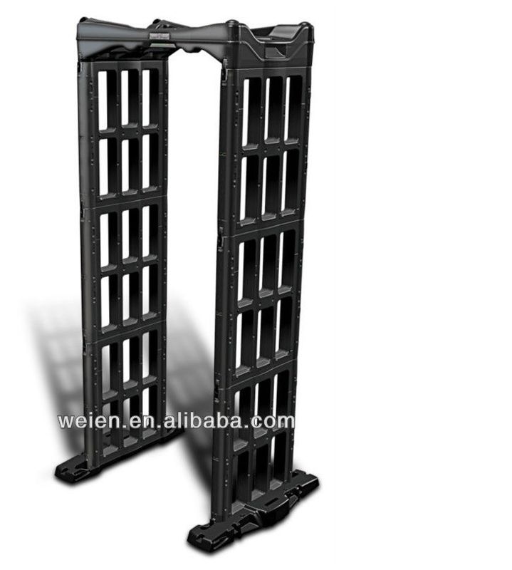 Airport security walk through metal detector body scanner walk through ...