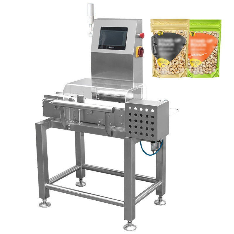 8 Inch Full Touch Screen Automated Weight Inspector With Reject Optional Push Rod And Flap Drop