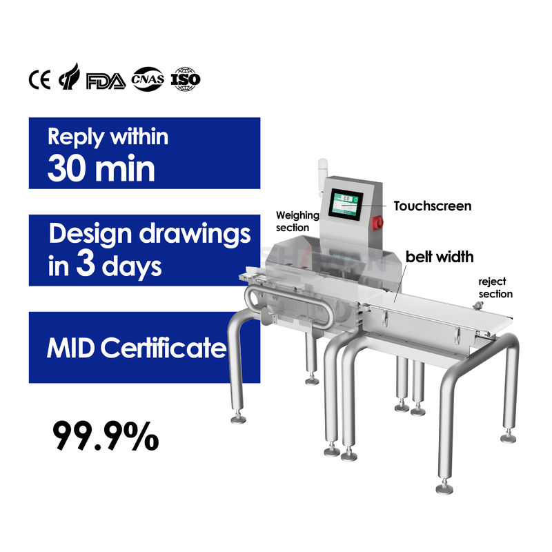 Automatic Check Weigher Fast And Accurate Weight Sorting With Rejection ...