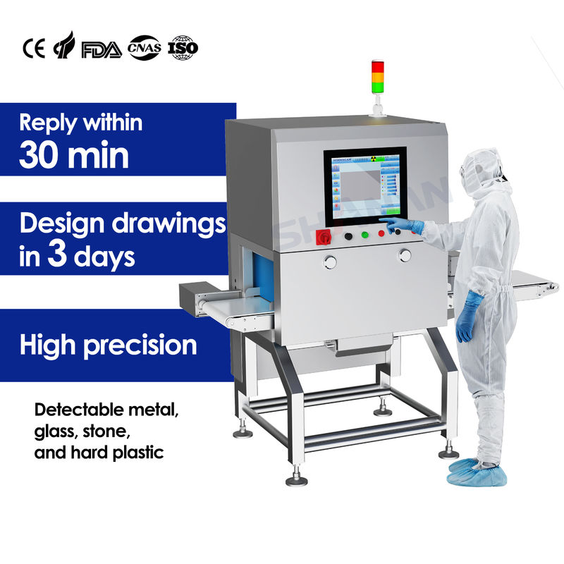 Food X Ray Machine For Chocolate Nut Canned Products Inspection Reject ...