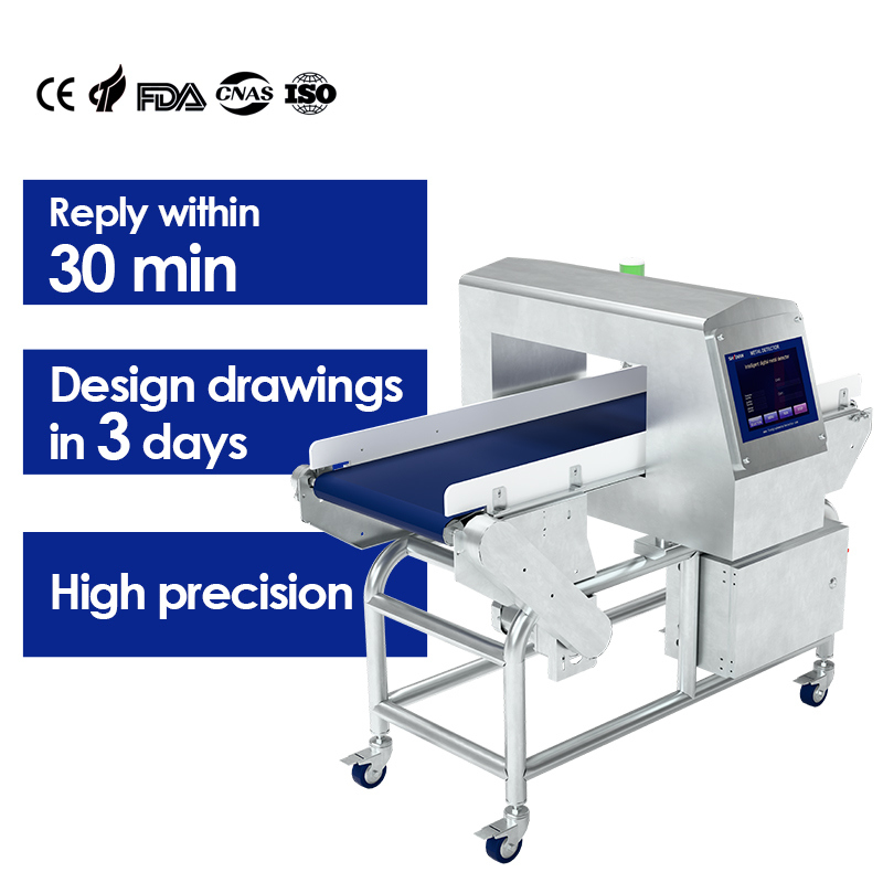 Customizable Conveyor Pancake Metal Detector for Bulk Production