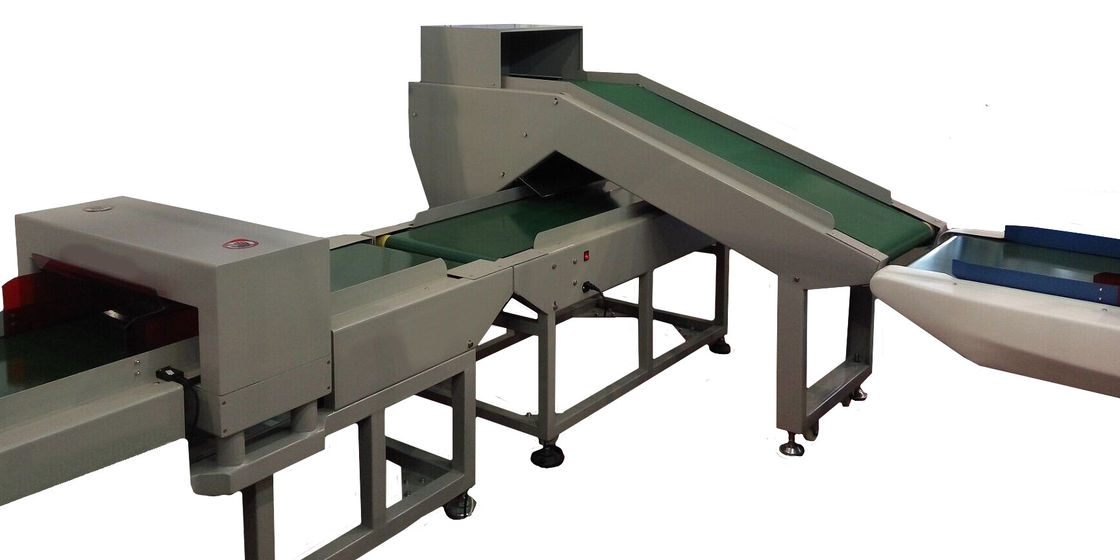 2 Head Belt Conveyor Flip Needle Detector Double Probe Metal Detection