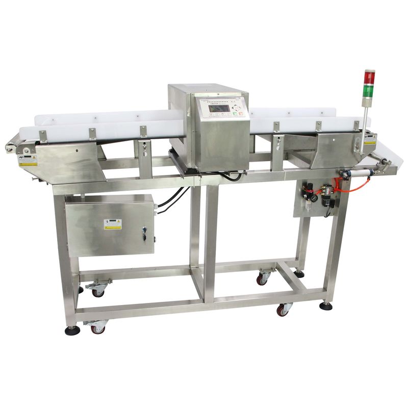 90W Belt Conveyor Metal Detector Food Detection Industry Speed 27-38 M ...