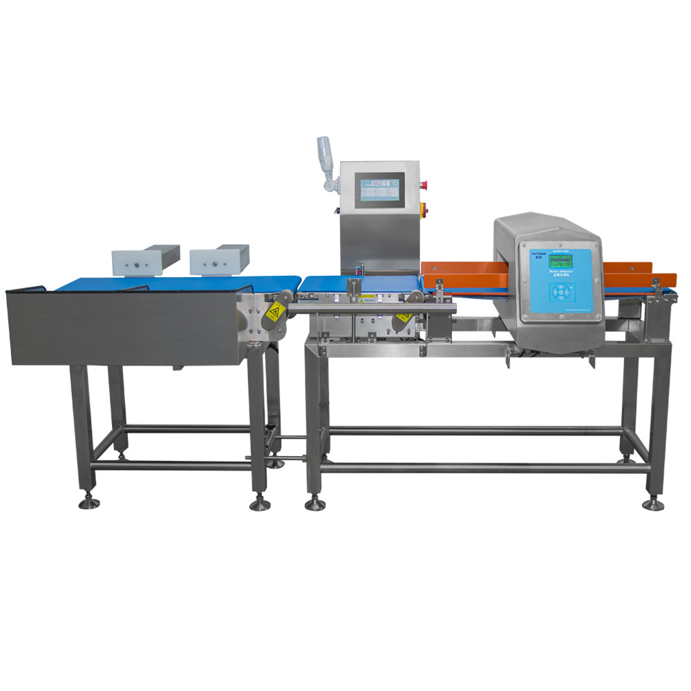 Precise Magnetic Induction Checkweigher And Metal Detector Combo For ...