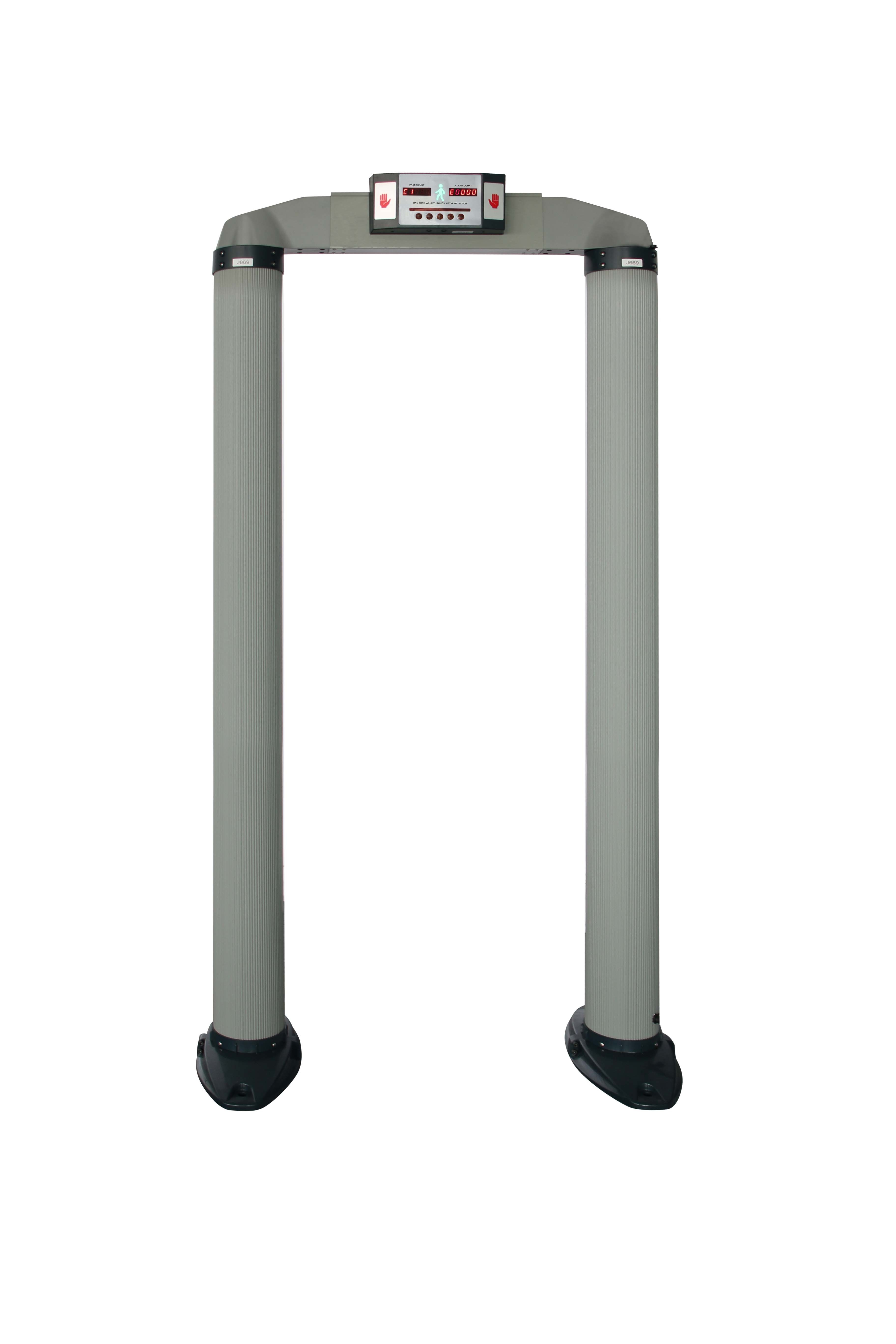 Enhanced Walk Through Metal Detector Security Gate , Wtmd Airport Body ...