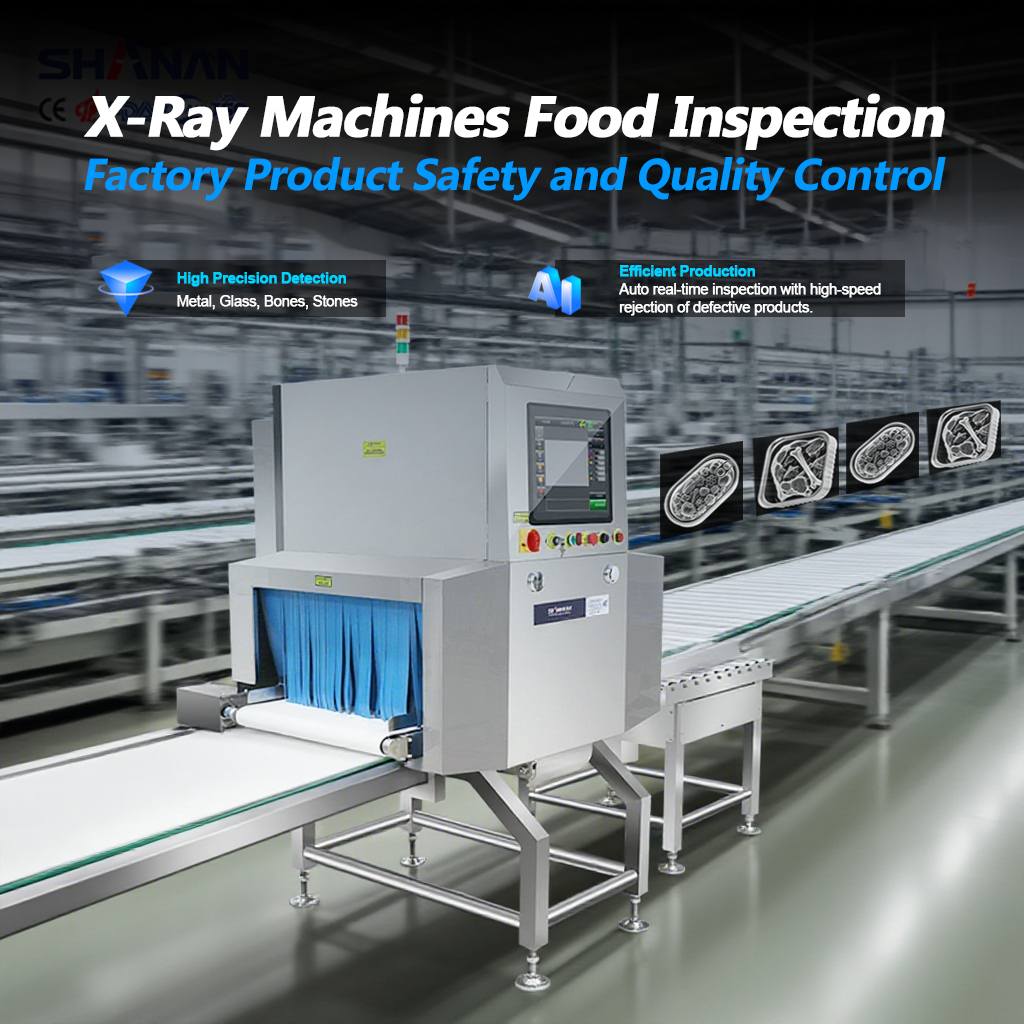 Industrial X-Ray Food Inspection Machine with Rejection System