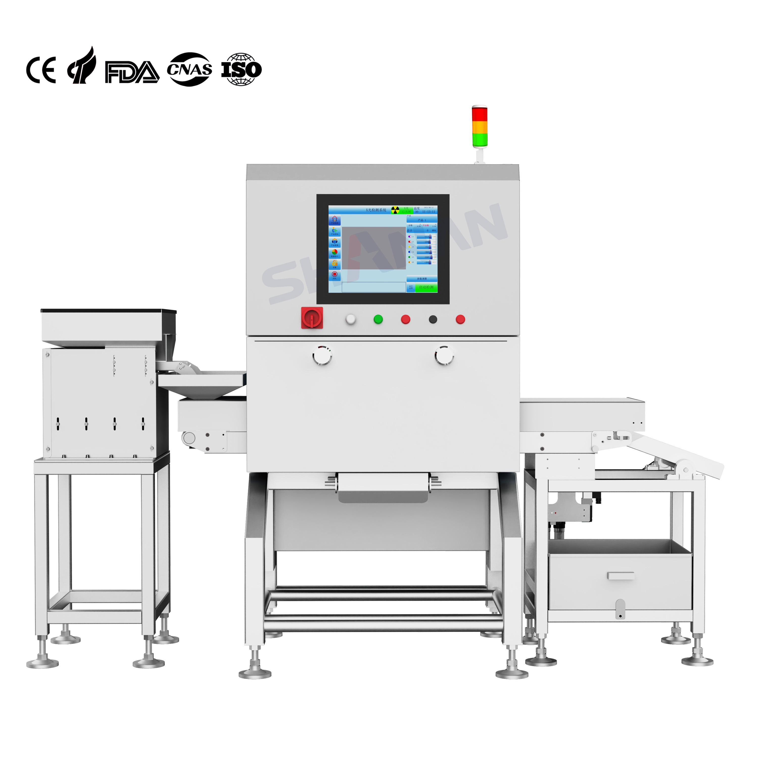 Wet Dry Food Products X Ray Inspection Detector Machine For Industry ...